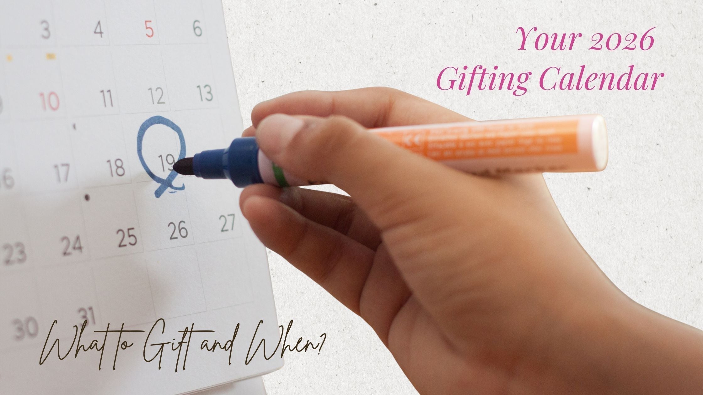 Your 2026 Gifting Calendar: What to Gift and When – Rainvas