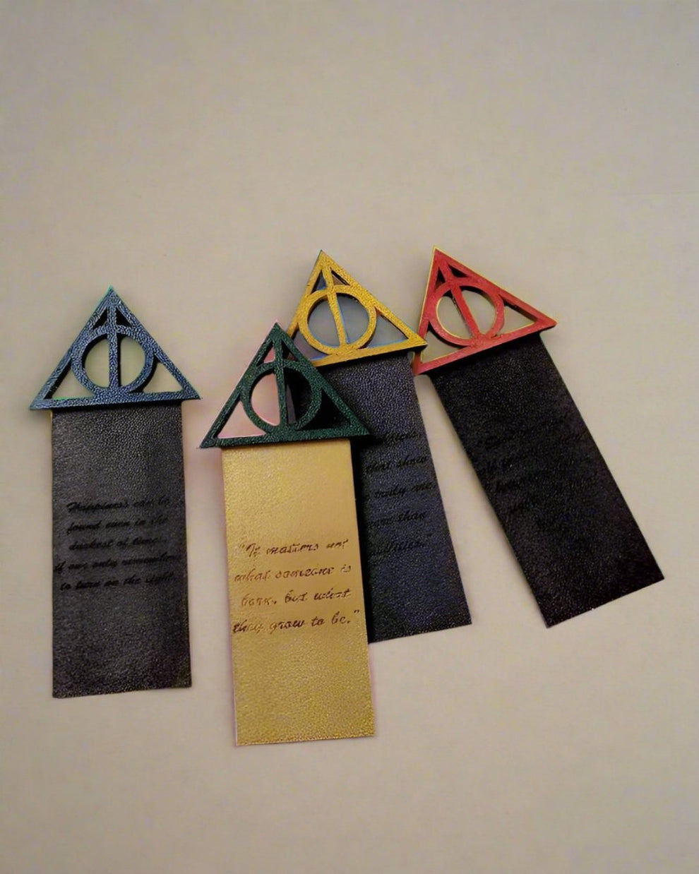 Harry Potter Deathly Hallows Bookmarks for Kids and Fans – Rainvas