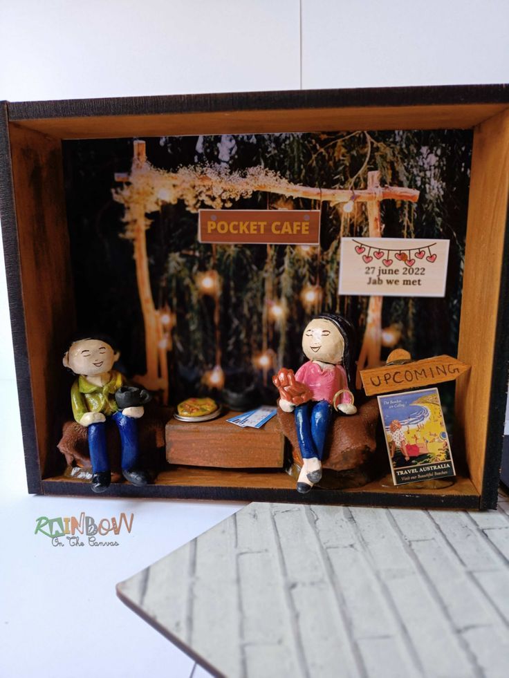 Customized Miniature dollhouse and shadow box – Rainvas